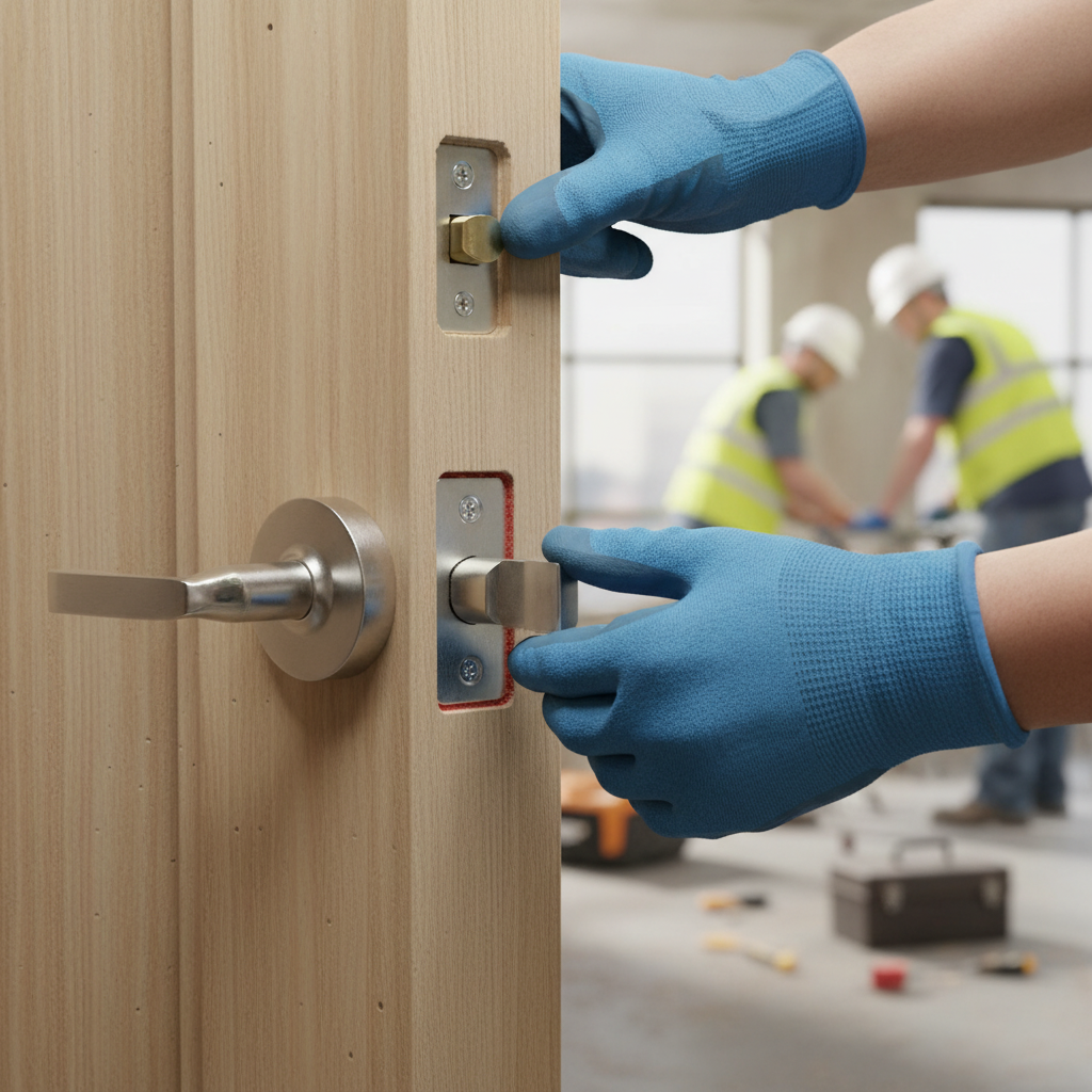 Premium 63mm CE13 Fire Rated Bolt Through Tubular Latch - Satin Chrome