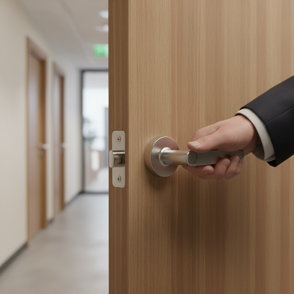 Premium 63mm CE13 Fire Rated Bolt Through Tubular Latch - Satin Chrome