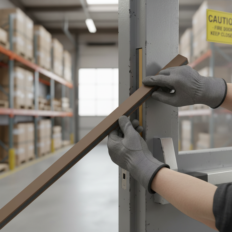 Premium Intumescent Fire Door Seal 2100mm for Enhanced Fire Protection