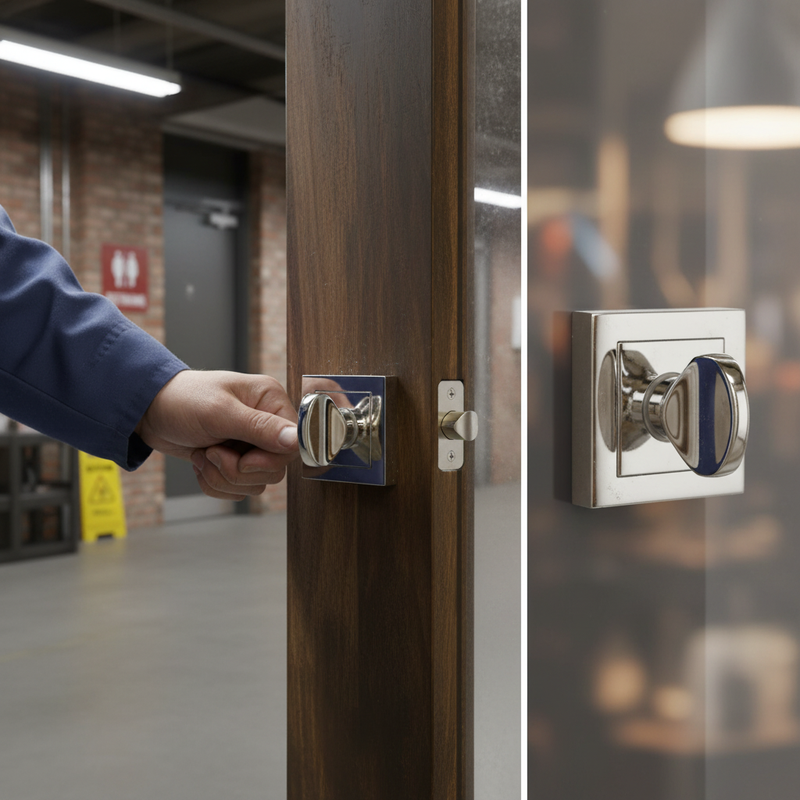 Premium Square WC Turn and Release Set with Polished Chrome Finish for