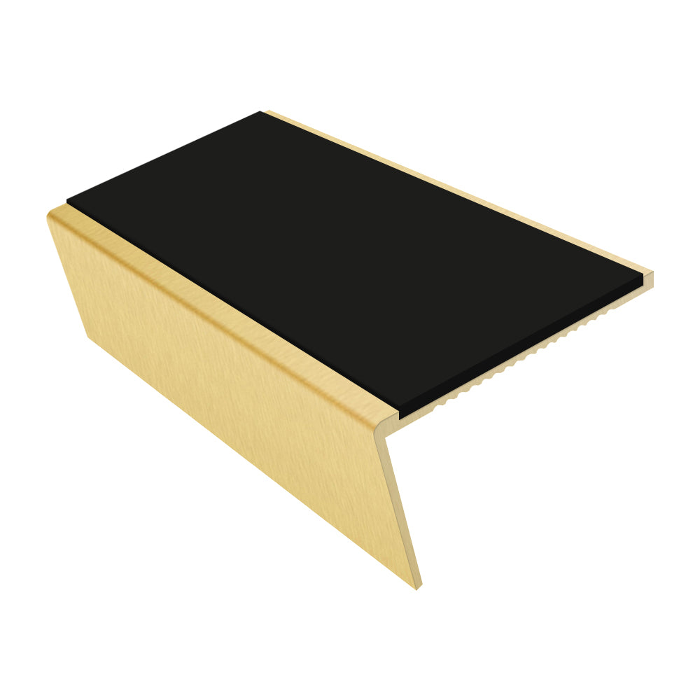 Rake Back Aluminium Stair Nosing 3.22m, 46mm Tread, 25mm Riser Slip-Re